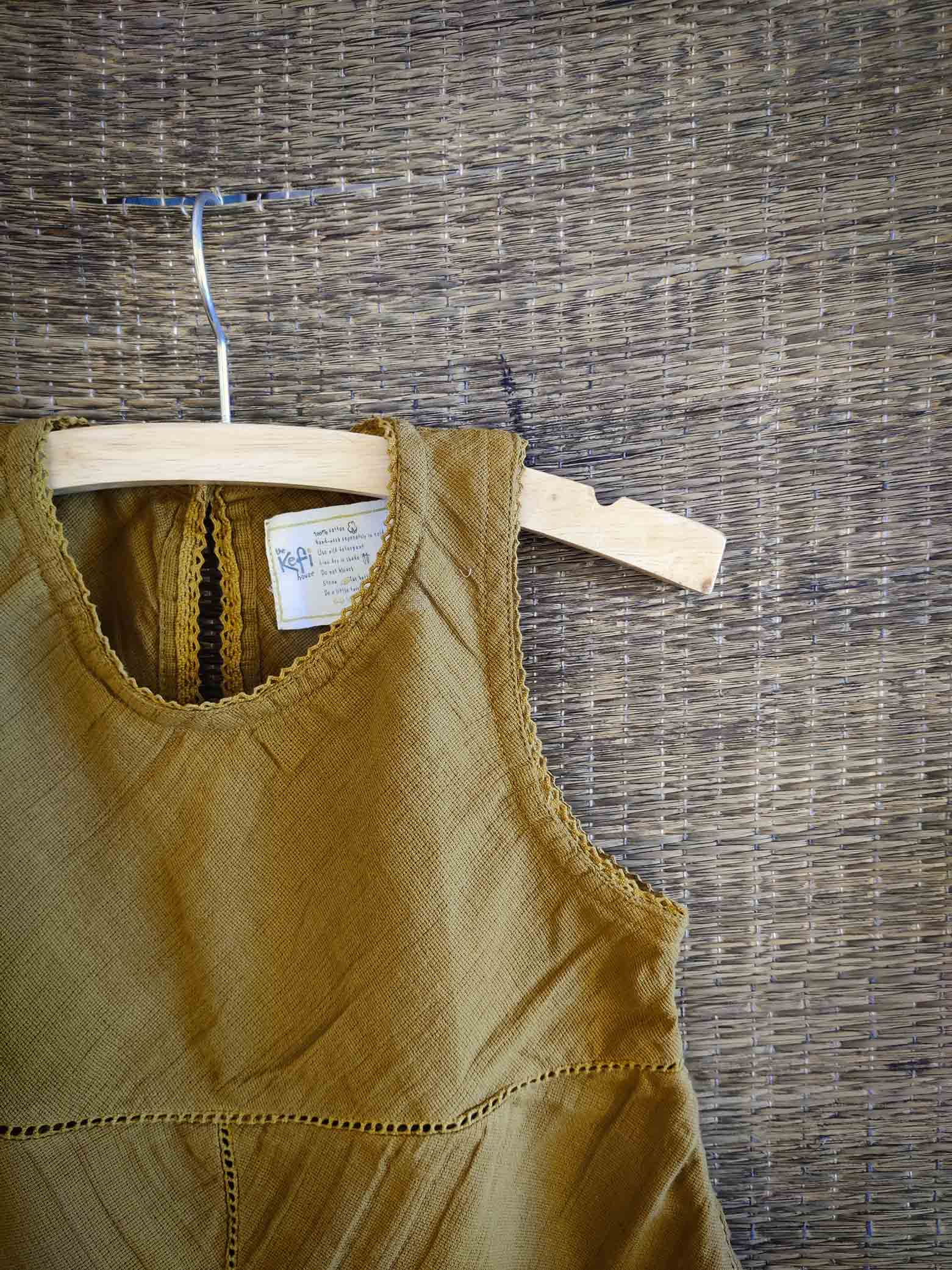 Ganjees -olive | Girls’ Cotton Tops | Kids Clothing – TheKefiHouse